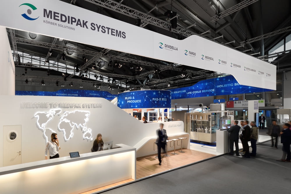 项目 - Trade fair stands: Medipak系统 ::: Atelier Damböck Messebau GmbH